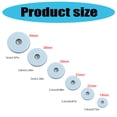 20Pieces Plastic Furniture Glides With Reusable Screws For Chair Legs ...