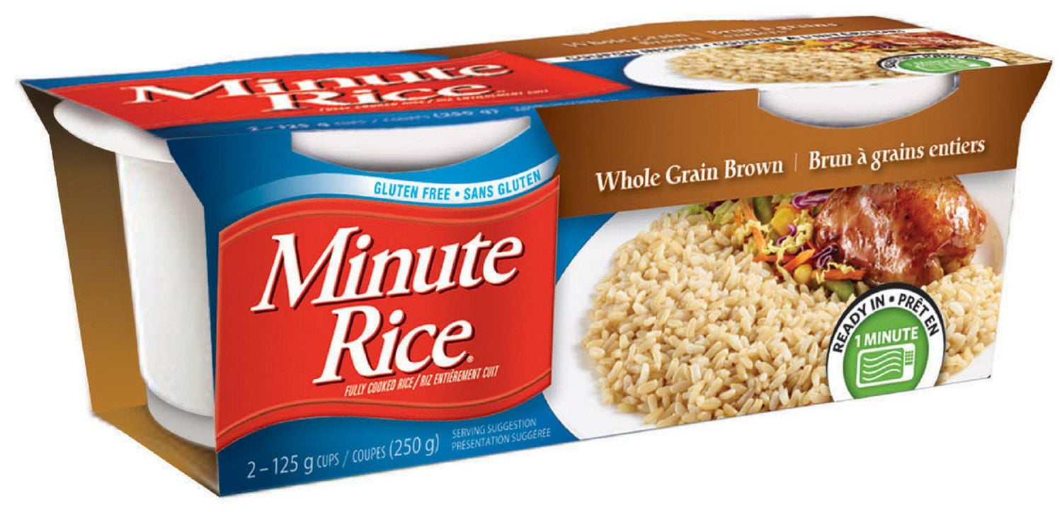 Riz brun à grains entiers en coupe Minute Rice® , 250 g - Walmart.ca