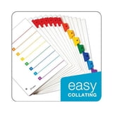 Cardinal Traditional OneStep Index System, 8-Tab, 1-8, Letter ...