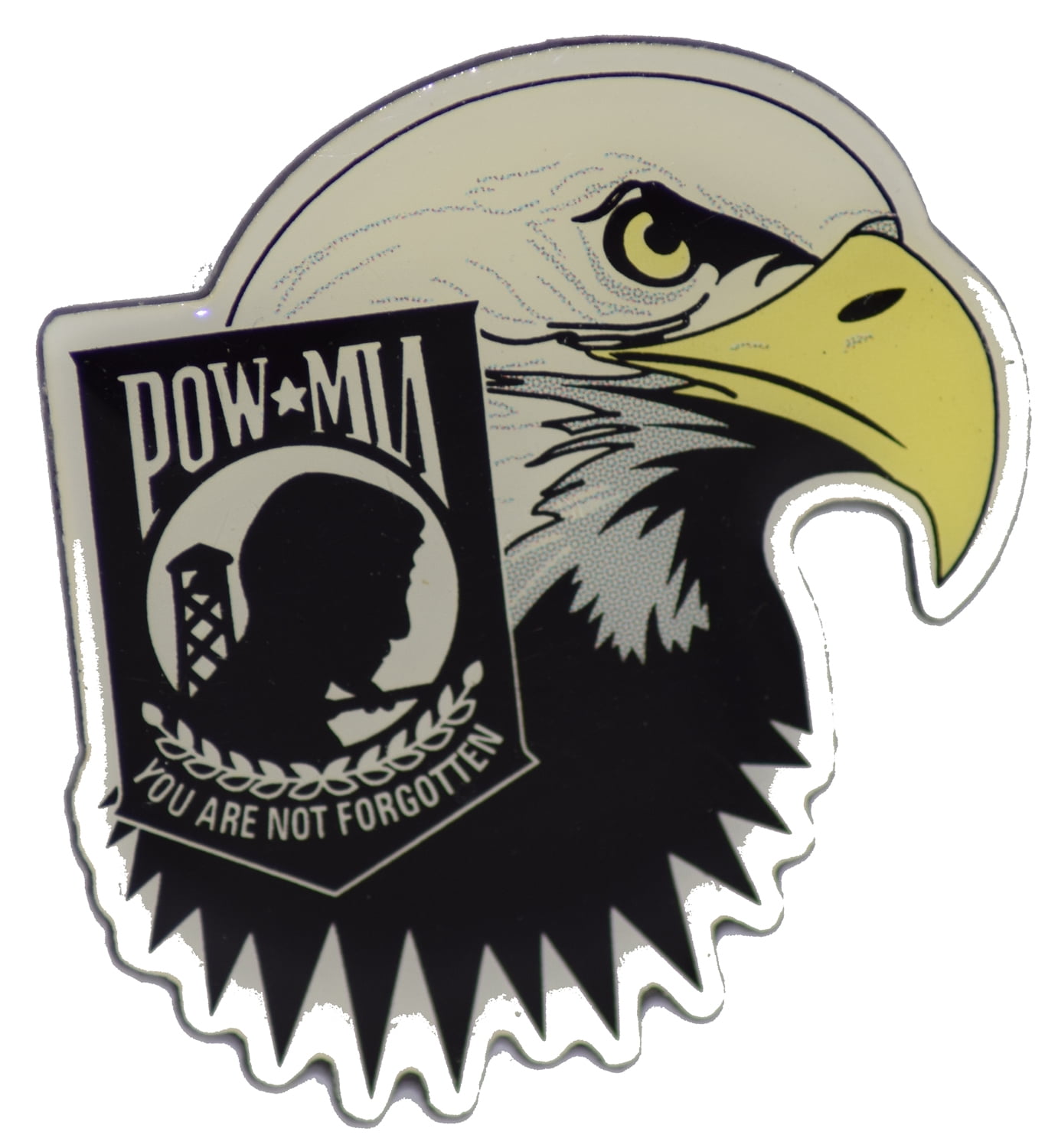 POW EAGLE TEAR HAT PIN - Walmart.com