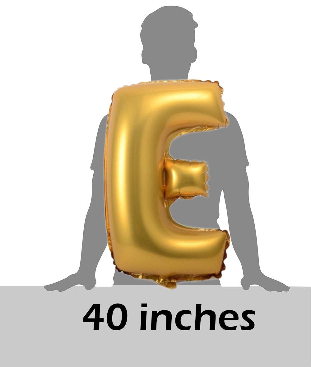 16 inch gold letter balloons first time reply