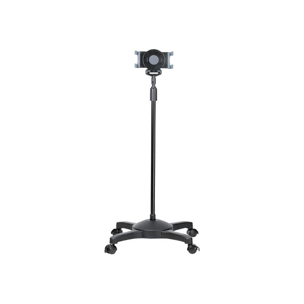 StarTech.com Mobile Tablet Stand w/ Lockable Wheels, Height Adjustable ...
