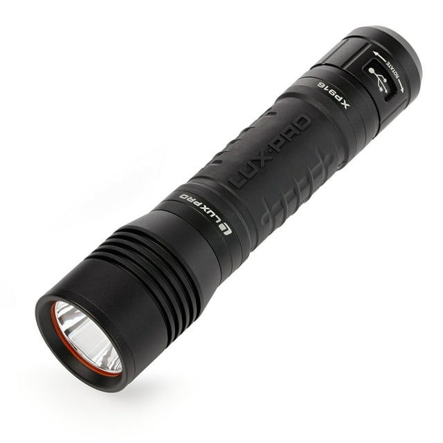 LUXPRO Pro Series 800 Lumen LED Rechargeable Flashlight - Features ...