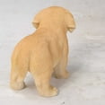Garden Dog Outdoor Decor: Yellow Standing Labrador Puppy Statue ...