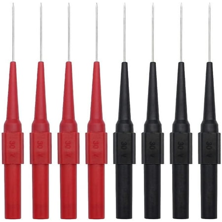 Lepai Starlight-8 Pieces Multimeter Test Probes With Stainless Steel ...
