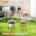 5 Pack Metal Plant Stand, Anti-Rust Iron Plant Stands for Indoor and ...