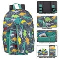 Boys' Dinosaur Bookbag Combo: 17"L 3 in 1 Backpack, Matching Lunch Box ...