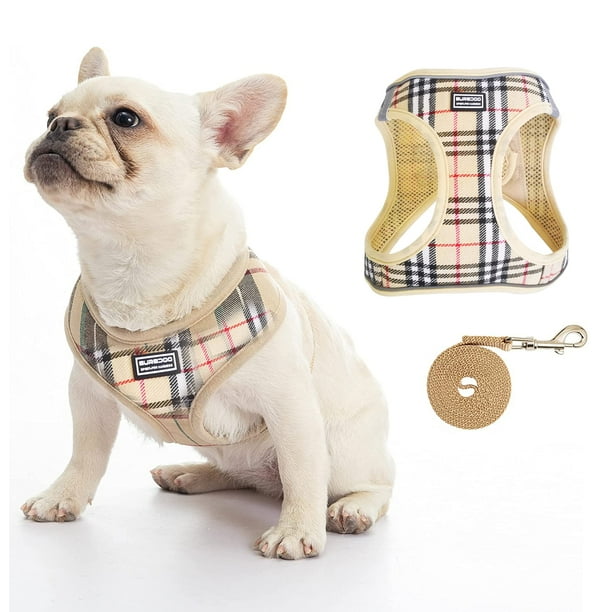 Reflective Dog Harness and Leash Set Soft Mesh Pet Puppy Cat Comfort ...