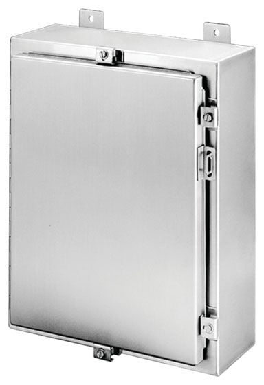 Hoffman A16H1206SSLP Wall-Mount, NEMA 4X, Enclosure, Stainless Steel ...