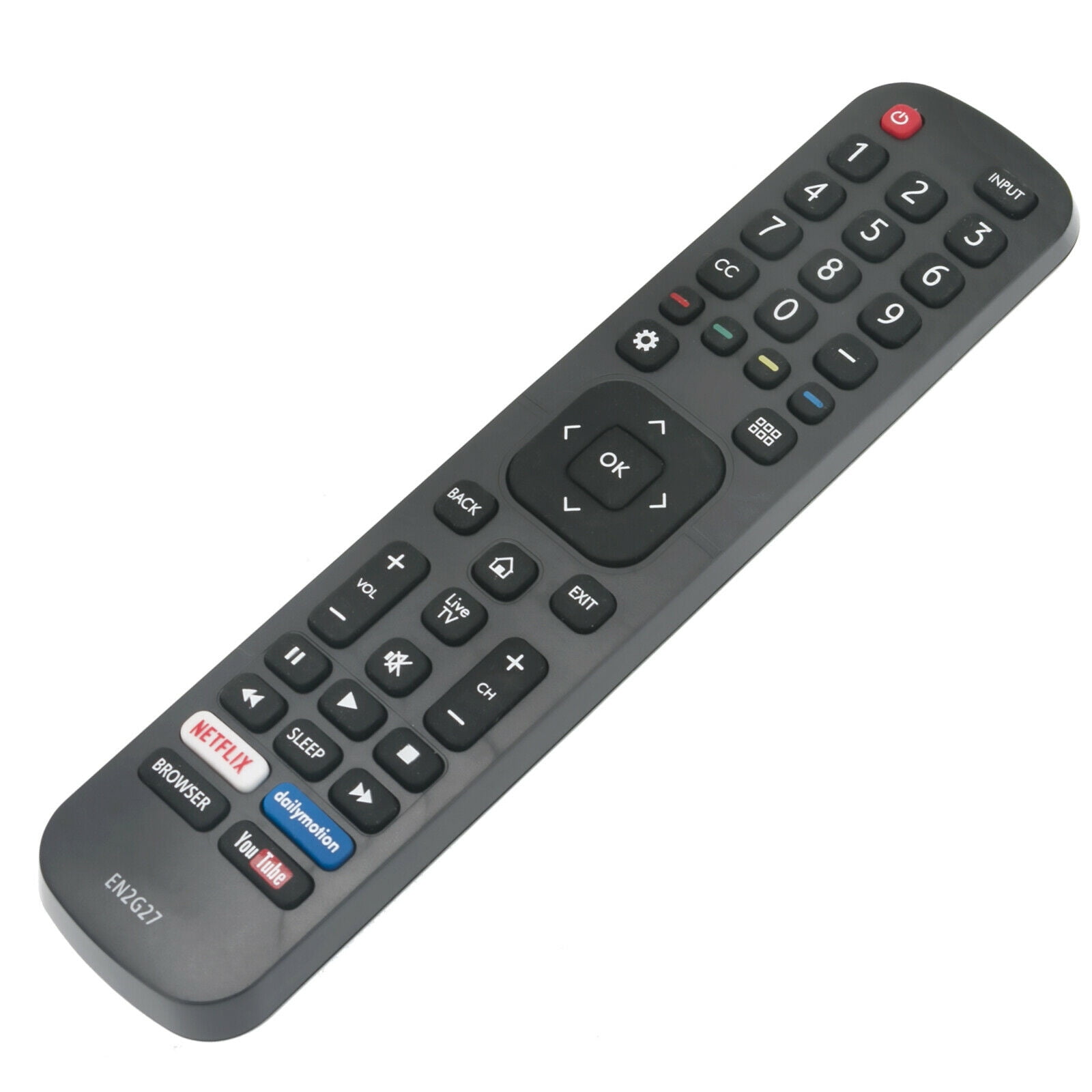 Remote Control EN2G27 Replace for Hisense Smart TV 55H5C 50H8C 55H7B ...