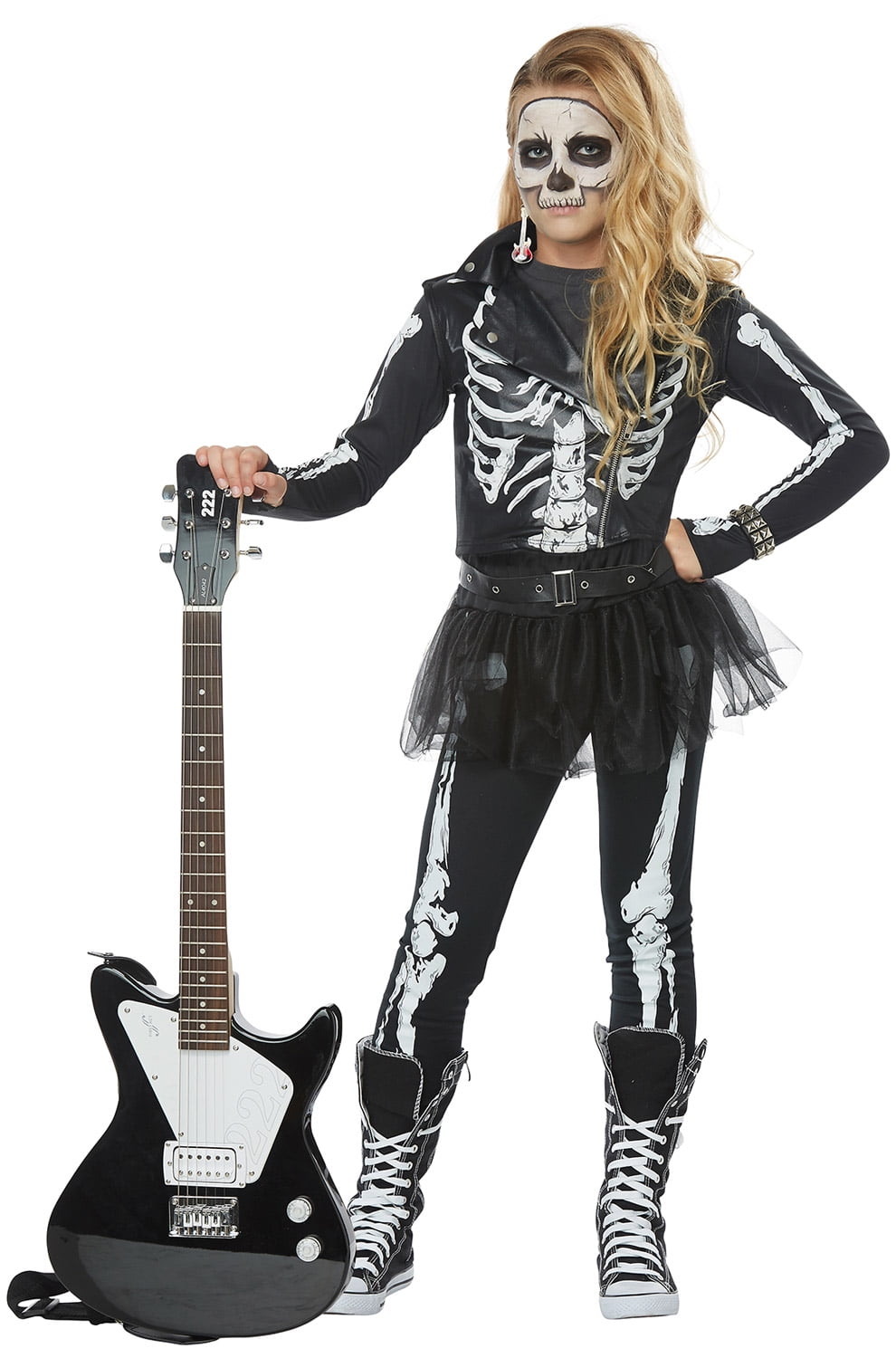 Skeleton Rocker Child Costume - Walmart.com