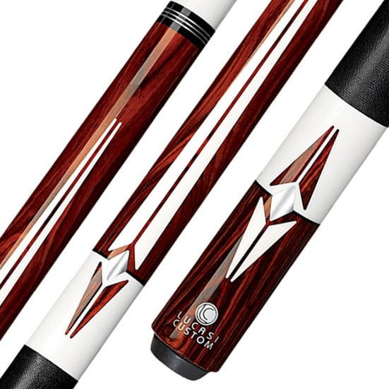 Lucasi Custom LZC60 Pool Cue Stick with Zero Flexpoint Low Deflection ...