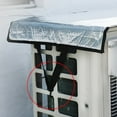Air Conditioner Protective Cover Outdoor Unit Shield with Heat ...