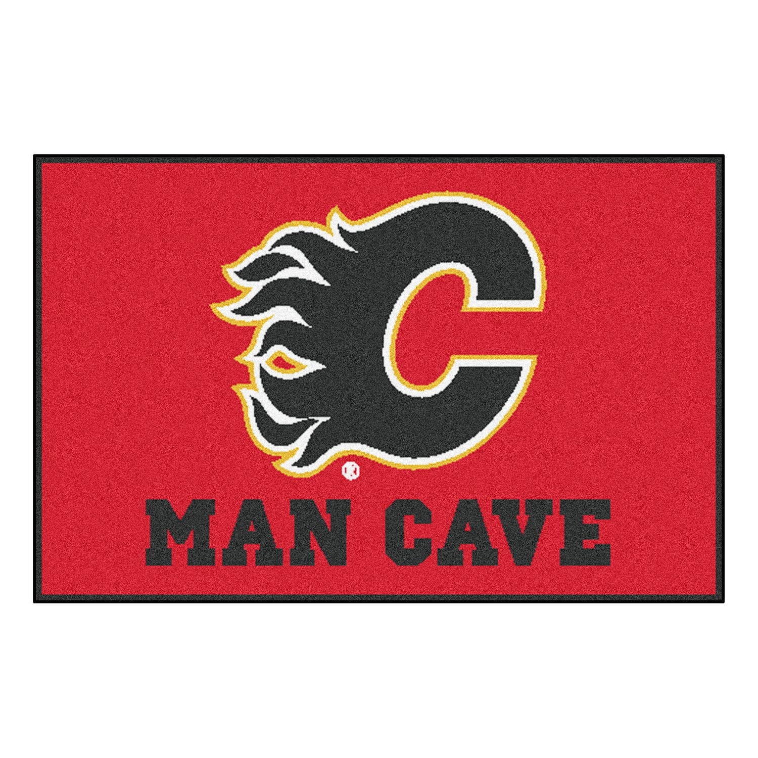 Click here for Fan Mats Nhl Calgary Flames Man Cave Rug S/M prices