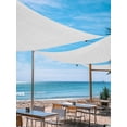 Dark Gray Solid Sun Shade Sail 14'X18' Minimalist Cloth Cool Gray Linen ...