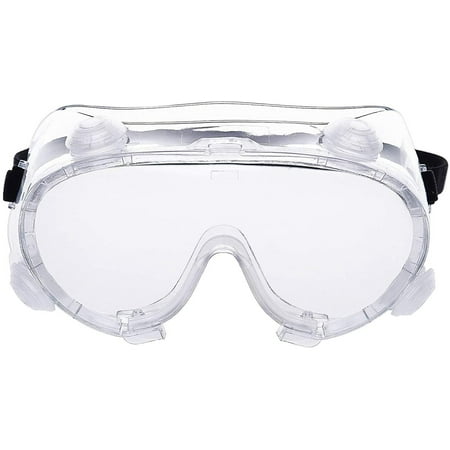Safety Goggles With Anti-fog Coating, Indirect Vent, Clear Body/lens ...