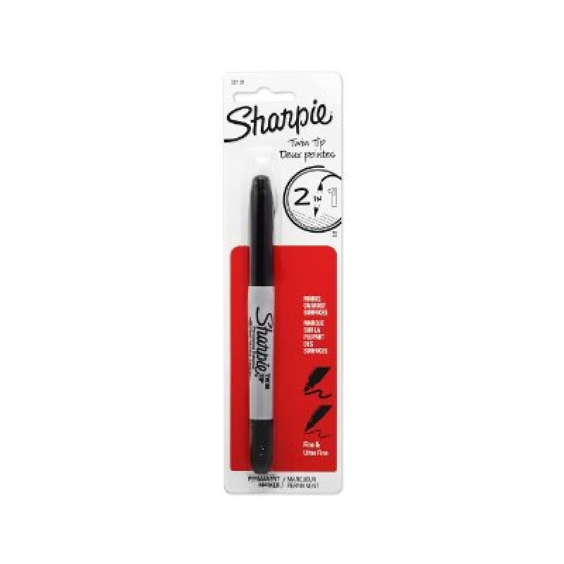 Sharpie Twin Tip Fine Point and Ultra Fine Point Permanent Markers, 1 ...