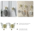 Guichaokj 2pcs Self-adhesive Wall Hooks Wall Hanger Key Hooks Wall ...