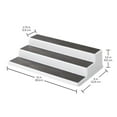 Copco Non-Skid 3-Tier Spice Pantry Kitchen Cabinet Organizer, 15-inch ...