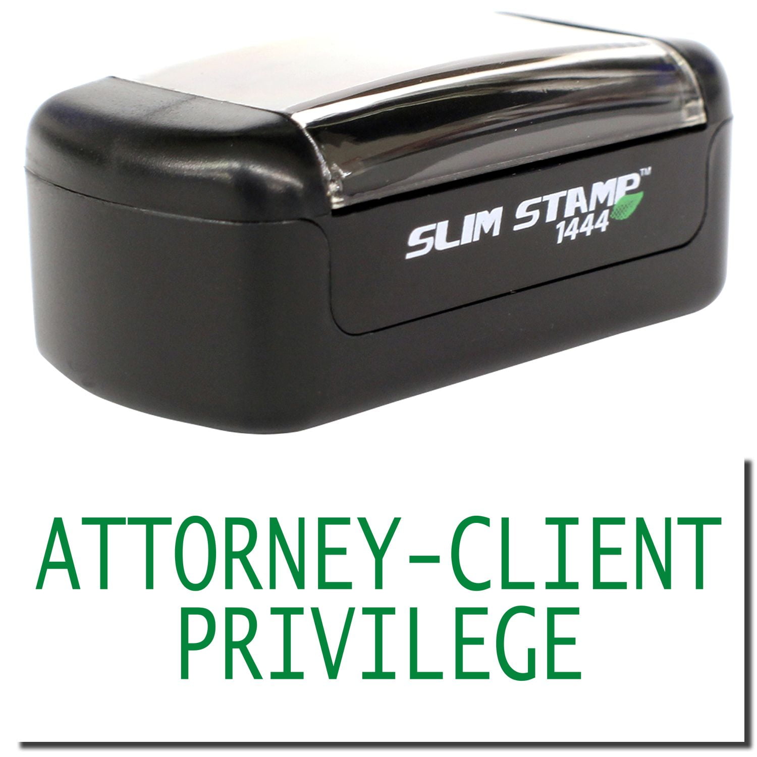 Slim Pre-Inked Attorney Client Privilege Stamp, Slim 1444, Ultra Slim ...
