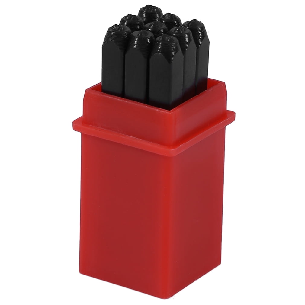Number Stamp Punch Set Hardened Steel Metal Wood Leather Steel Punch ...