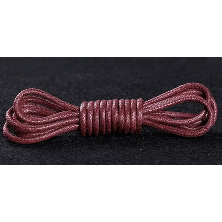 1 paire de lacets de couleur cirés ronds chaussures en cuir élastiques ...