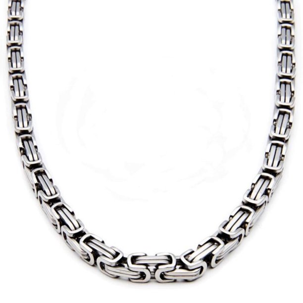 Men Link Chain Necklace Party Traveling Simple steel necklace men steel ...