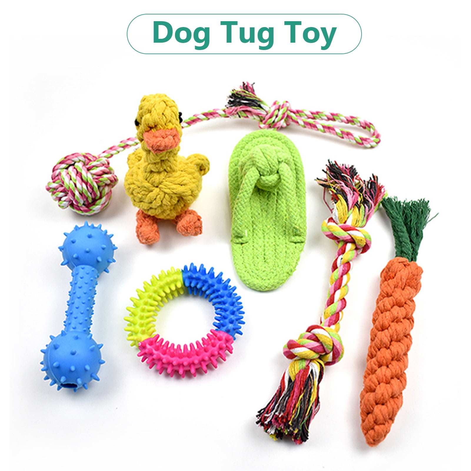 Click here for Amdohai Dog Rope Toy Dog Chew Toy Puppy Teething T... prices