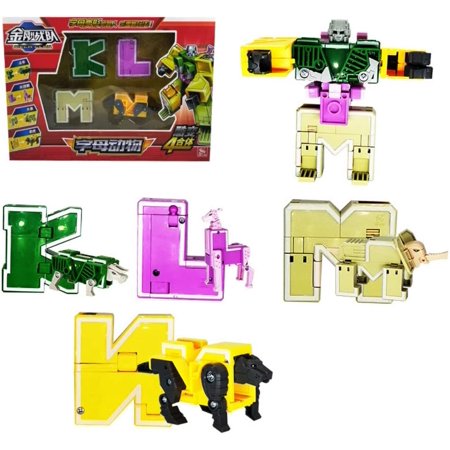 Number Alphabe Transform Robo s Toy, Digi al Deforma ion Robo Toy o A ...