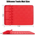 NOGIS Silicone Griddle Tools Mat for Blackstone,Spatula Mat with Drip ...