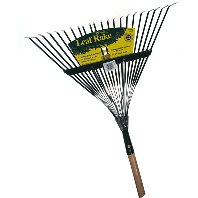 Flexrake CF22 22" Spring Action Leaf Rake - Walmart.com