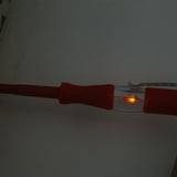 Voltage Test Screwdriver AC100-500V Slot Neon Tube Tester Red - Walmart.com