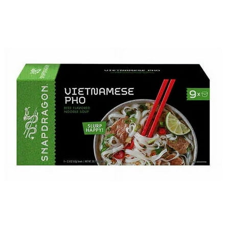 Snapdragon Instant Vietnamese Pho Soup Bowls, 2.3 oz (Pack of 9 ...