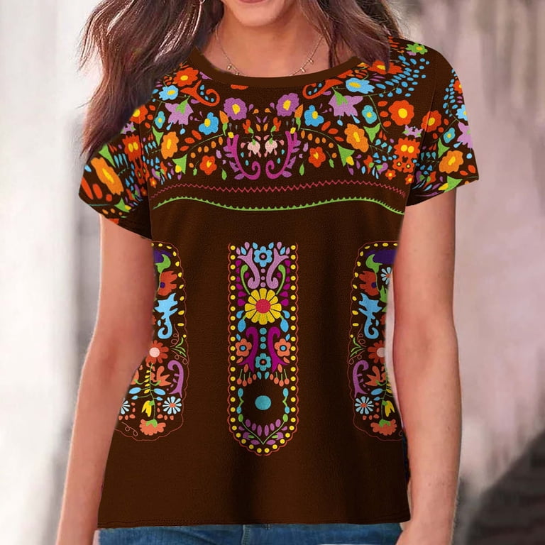 Peasant Blouses From Mexico 1940s Hand Embroidered Mexican Peasant