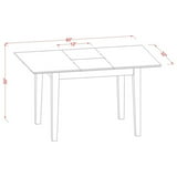 Renaissance Refinement Dining Table - Extendable Butterfly Leaf, Saddle ...