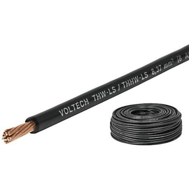Cable Calibre 14 THHW-LS Negro VOLTECK 46053 | Walmart en línea