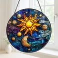 Astral Pattern Window Hanging – Stained Glass Style Art - Walmart.com