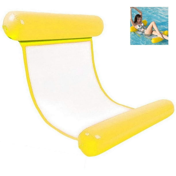 Inflatable Water Hammock, Water Hammock Floating Bed, Pool Lounger ...