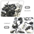 BESTYASH 24-Piece Cute Mouse Figurines Set, Plastic Mouse Statues for ...