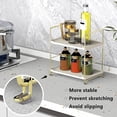 2-Tier Kitchen Rack - Freestanding Stackable Bathroom Countertop ...