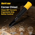 12mm Corner Chisel, 90° Square Mortise Chisel for Door Hinges, Strike ...