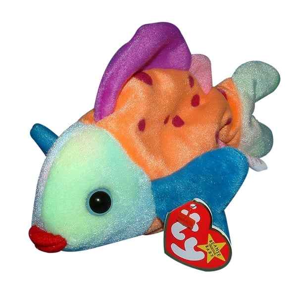 Ty Beanie Baby: Lips the Fish | Stuffed Animal | MWMT - Walmart.com