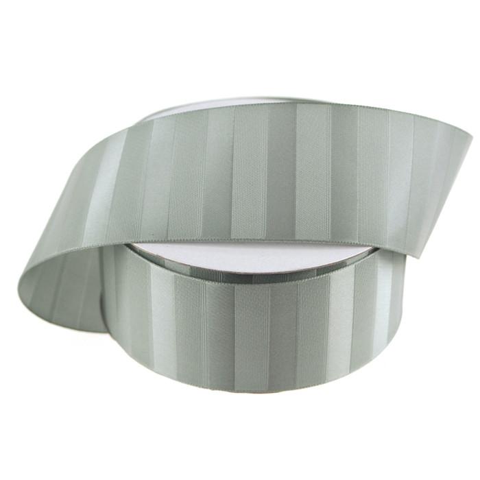 Satin Horizontal Stripes Ribbon, 1-1/2-inch, 10-yard, Silver - Walmart.com