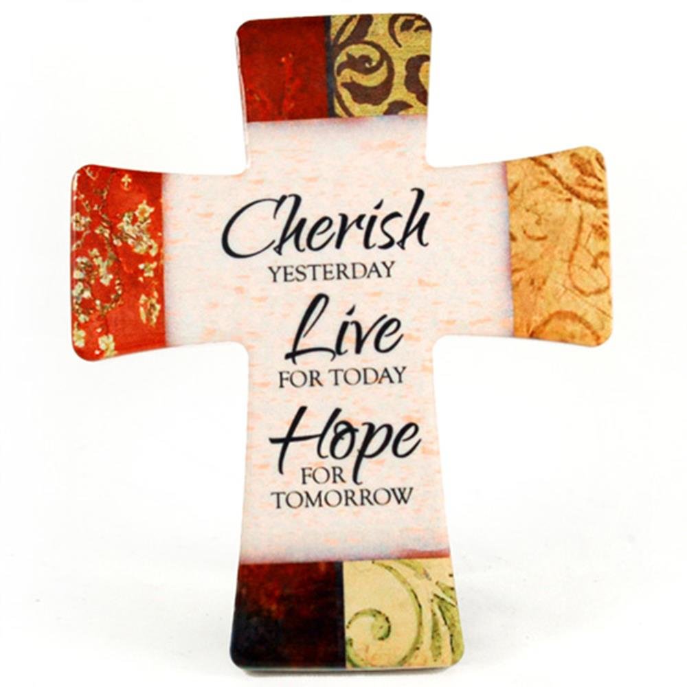 Unison Gifts ADE-620 5. 75 H inch Inspirational Ceramic Cross - Cherish ...