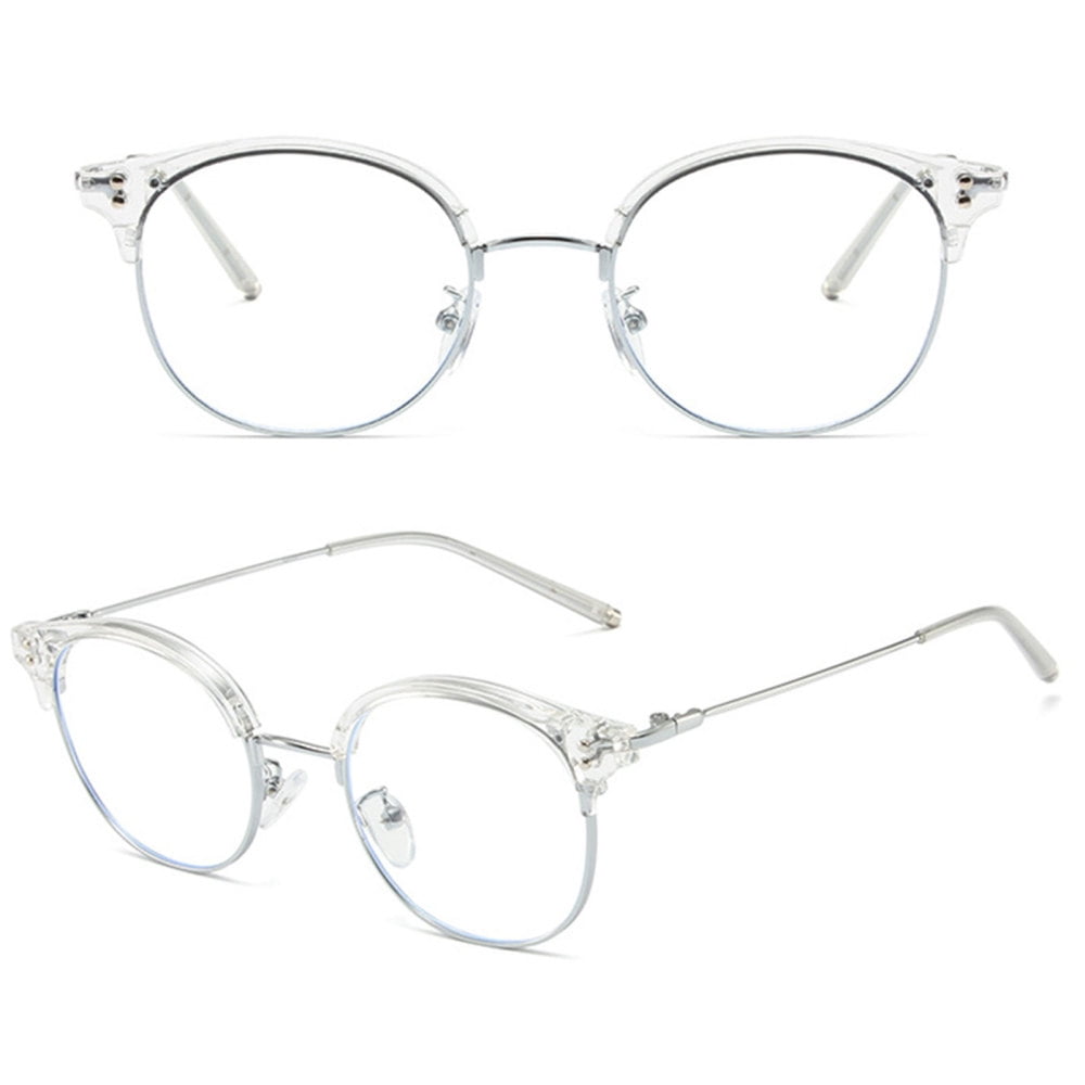 Larg Decorative Spectacles Simple And Stylish Metal Frame Soft Fit Nose ...