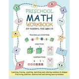 Preschool Math Workbook for Toddlers, Kids Ages 3-5 : Beginner Math ...