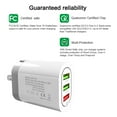Fast Cell Phone Charger QC 3.0 USB Quick Wall Charger 3 Ports Tablet ...