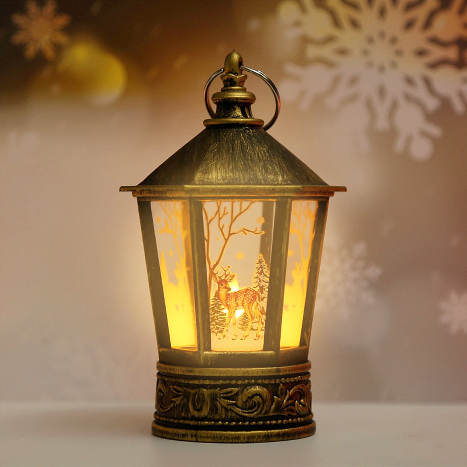 Click here for Eqwljwe Christmas Tabletop Lantern Decor snow Glob... prices
