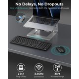 RaceGT Computer Keyboards & Mice, Wireless USB 2.4G Standard Keyboard ...