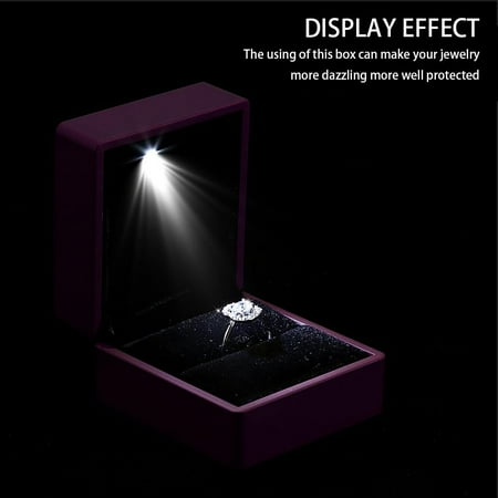 Ring Box Led Ring Box LED Ring Box Illuminated Ring Box For Marriage ...